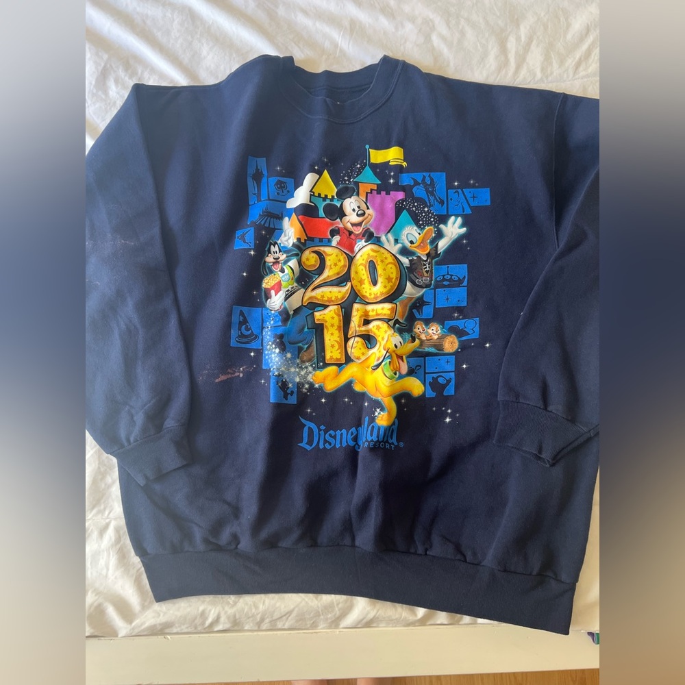 Disney Navy Blue Crewneck - Gem